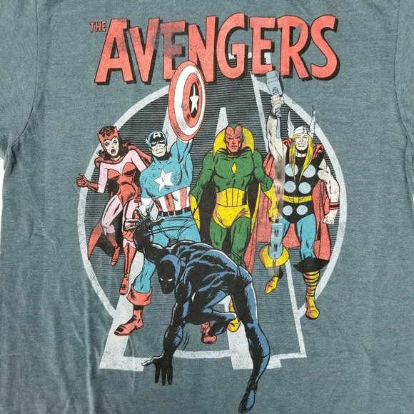 Marvel | Shirts | Marvel Avengers Licensed Comic Book Merch Distressed ...
